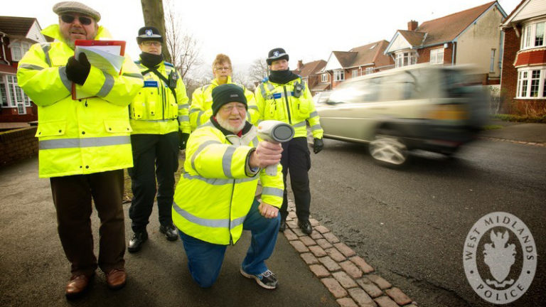 Can community speed watch volunteers give me a speeding ticket?