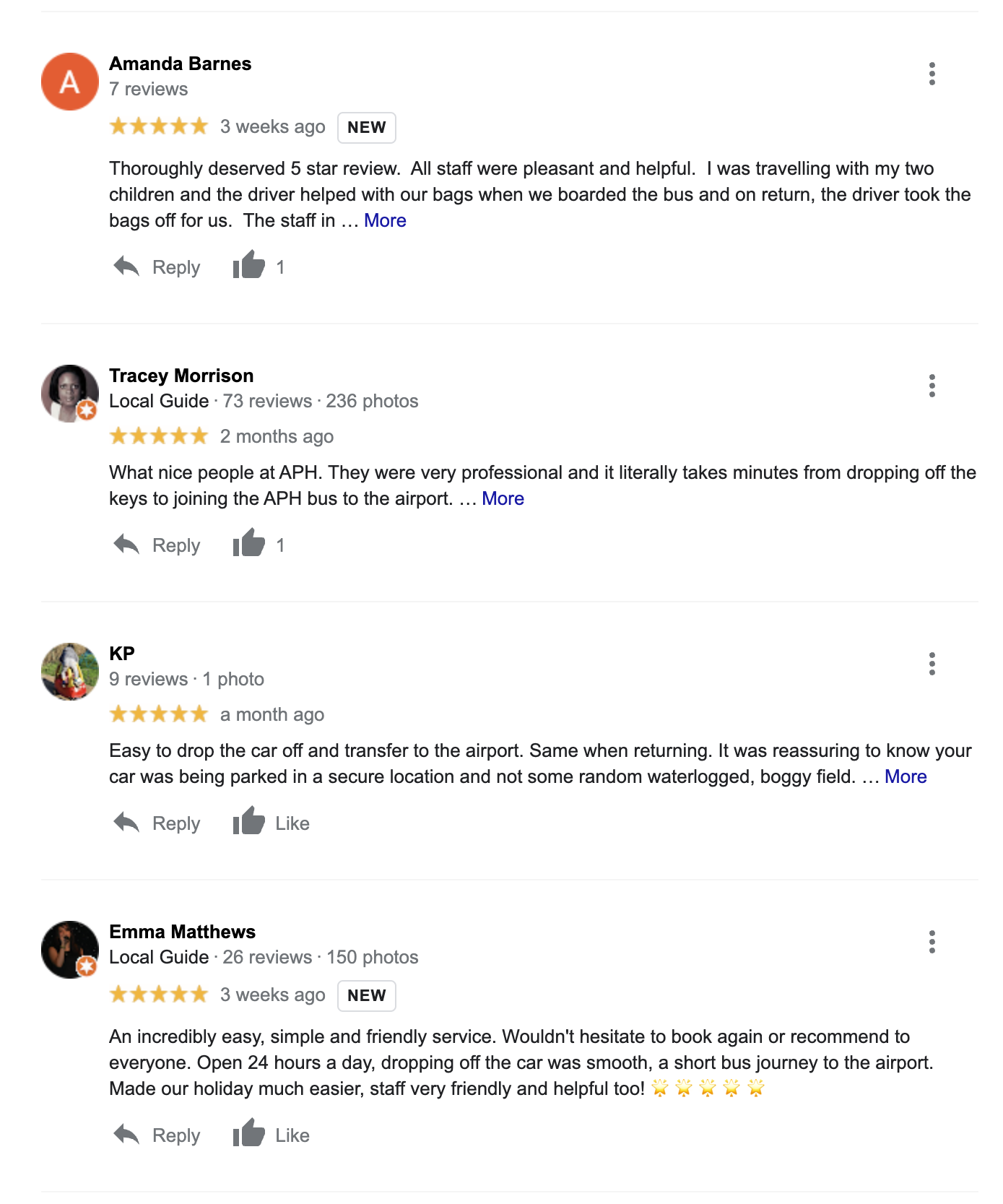 APH Parking Gatwick Reviews - Customers reviews of APH Park & Ride Parking